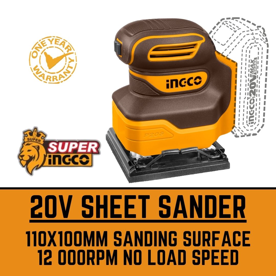 Ingco 20V Ultimate Combo - 9 Piece Cordless Tool Kit – Bethanie Hardware