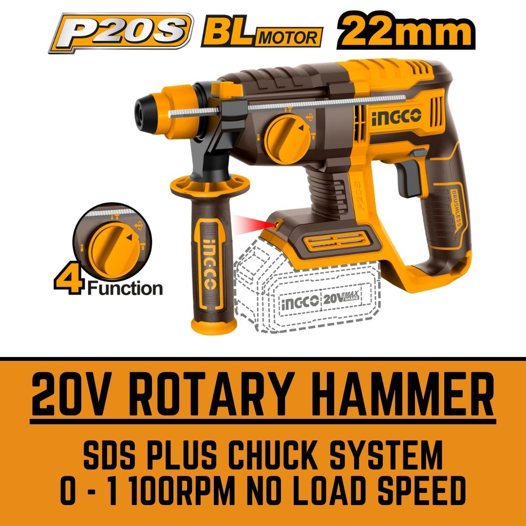 Ingco 20V Ultimate Combo - 9 Piece Cordless Tool Kit – Bethanie Hardware