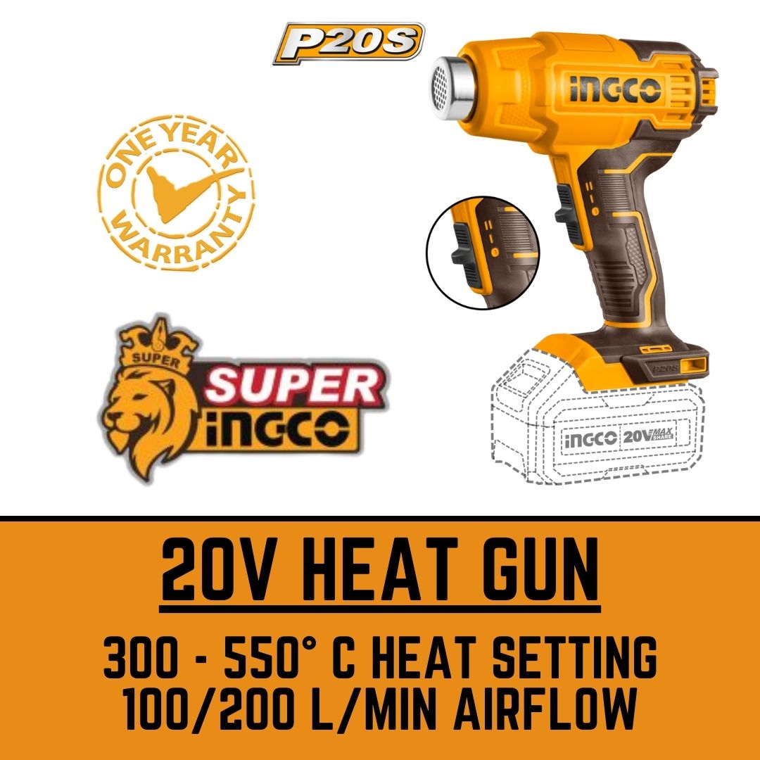 Ingco 20V Ultimate Combo - 9 Piece Cordless Tool Kit – Bethanie Hardware