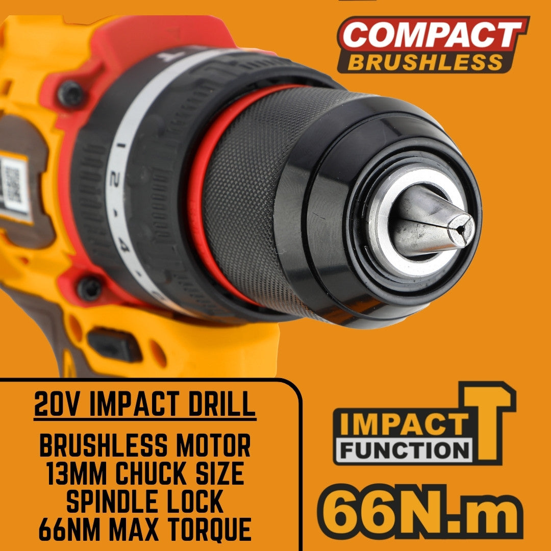 Ingco 20V Impact Drill and Driver Kit - Bethanie Hardware