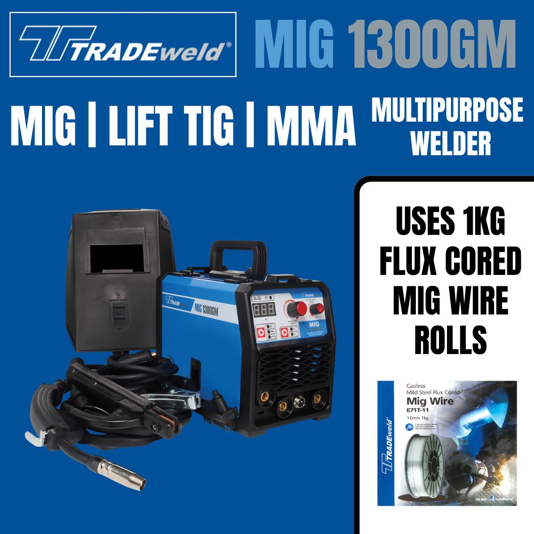 Tradeweld Multipurpose Welder 130 Amp | MIG 1300GM