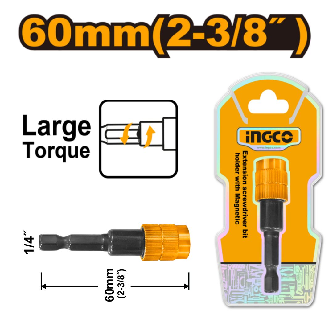 Ingco Bit Holder | Quick Release | Magnetic – Bethanie Hardware