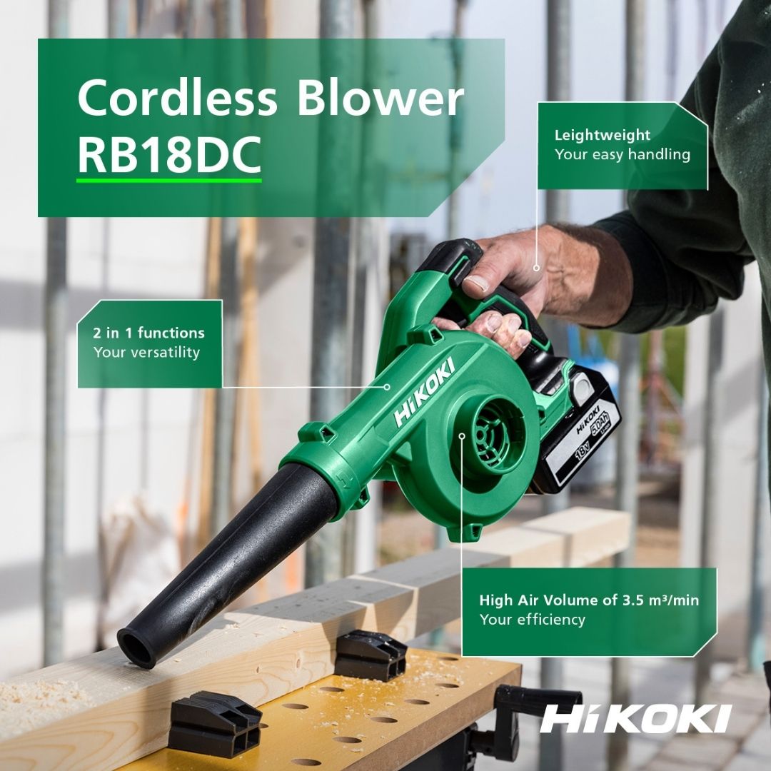 Hikoki 18V Cordless Blower RB18DC | Bethanie Hardware