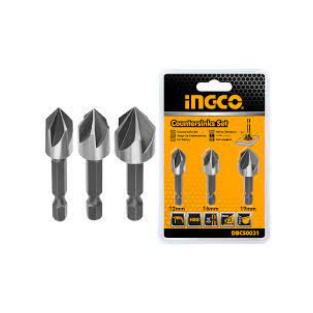 INGCO 3 PIECE COUNTERSINK SET – Bethanie Hardware