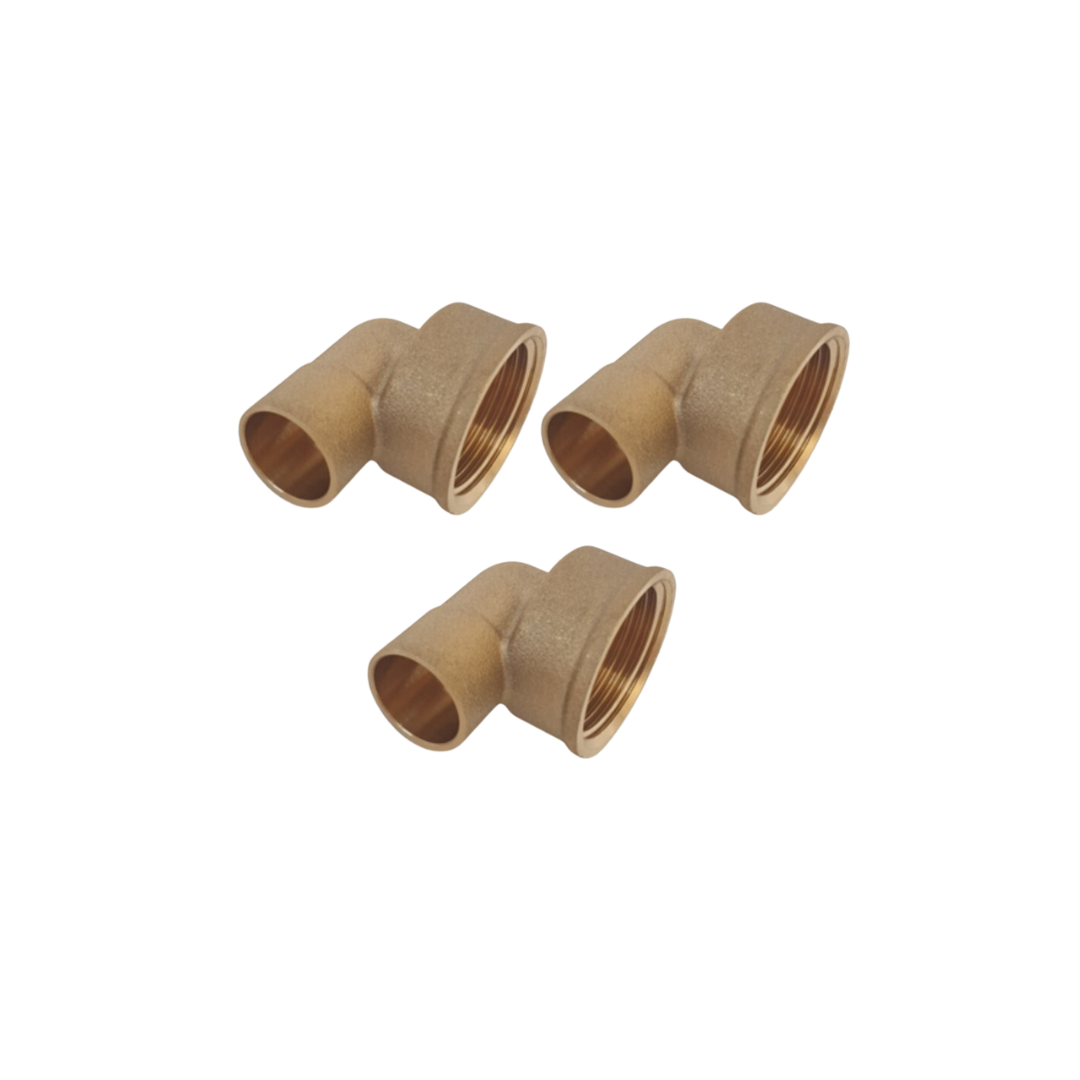 Copper Female Reducing Elbow 90° 22-15mm 3 PACK – Bethanie Hardware