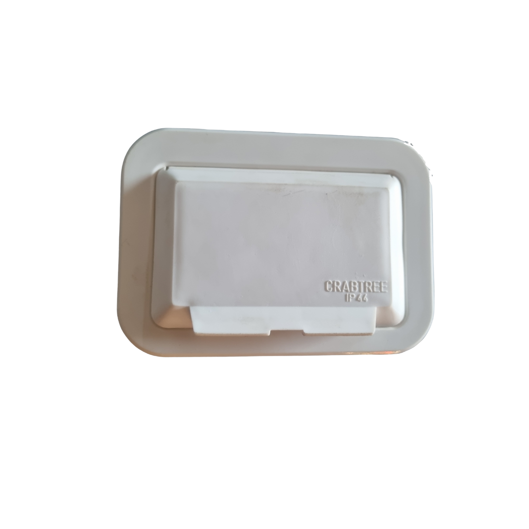 Crabtree Industrial Weatherproof Single Socket with Surface Box ...