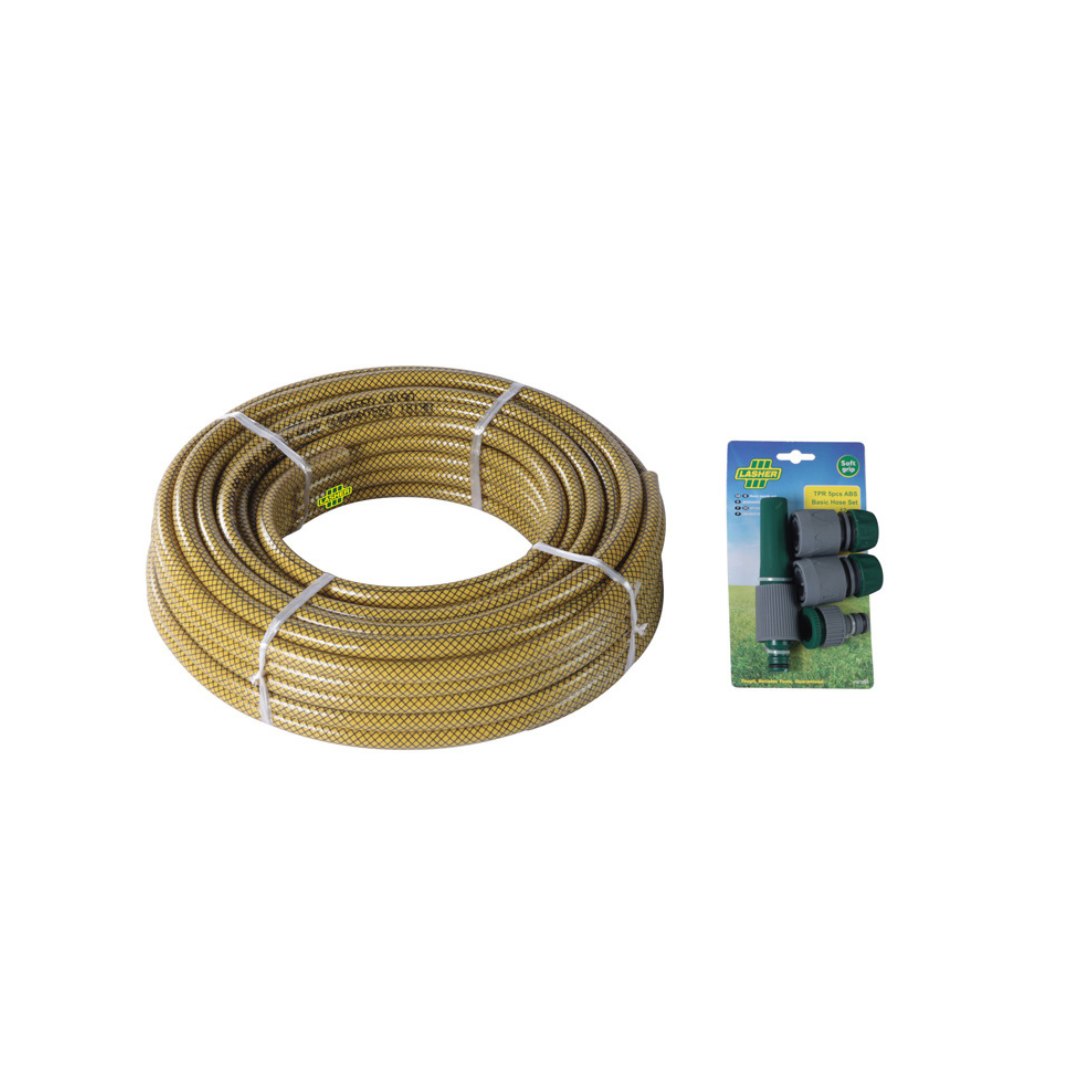 LASHER Hose Pipe 12mm X 30m With Fittings – Bethanie Hardware