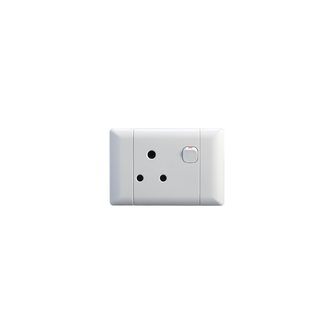 NEU White Single Socket 4x2 – Bethanie Hardware