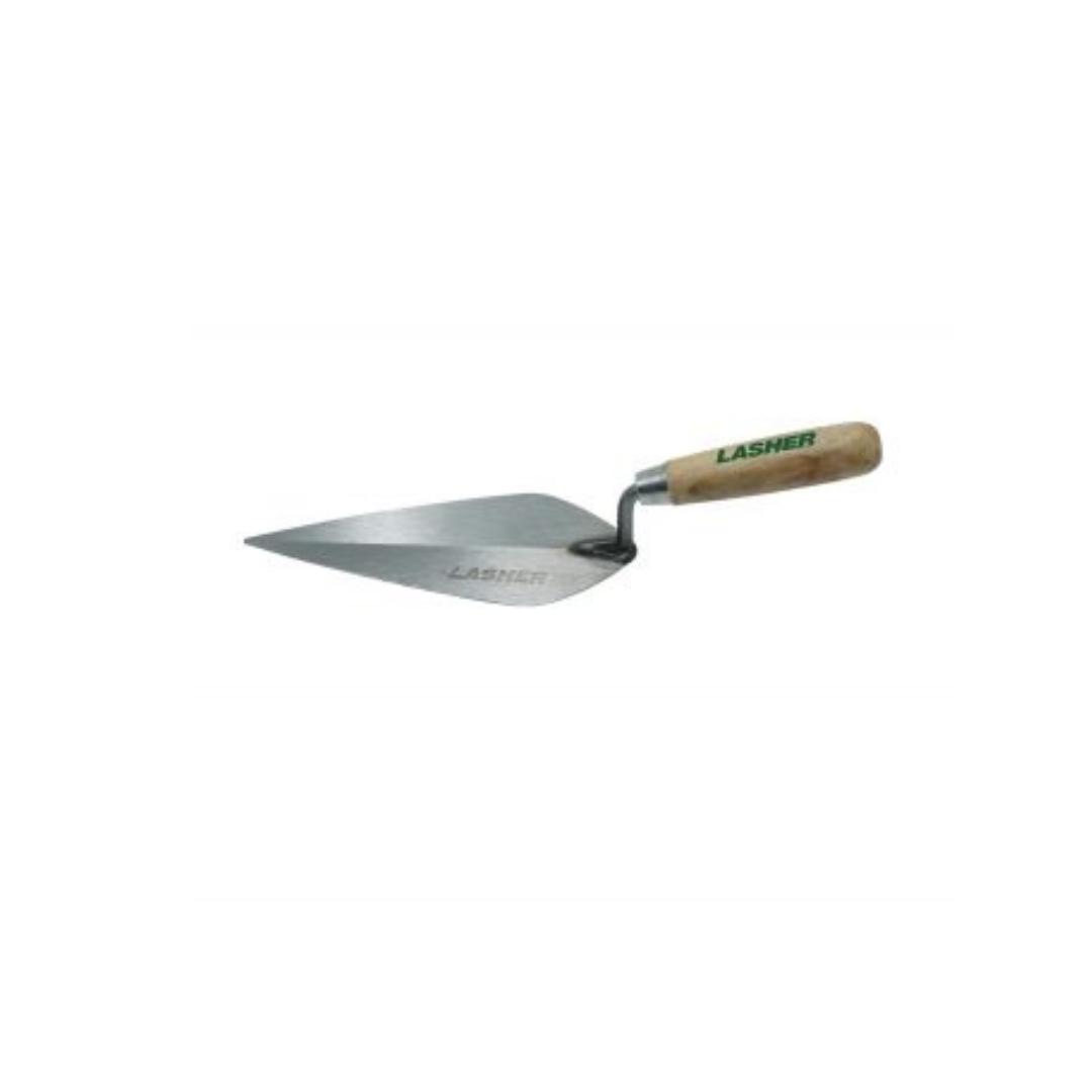 LASHER Trowel – Pointing (Wooden Handle, 200mm) – Bethanie Hardware