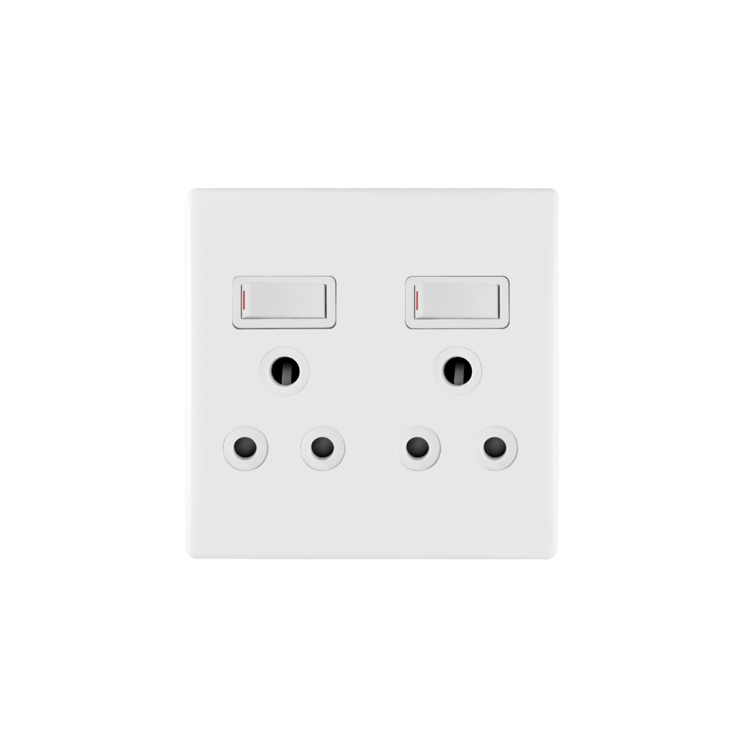 Crabtree Classic Wall Socket Double 4x4 – Bethanie Hardware