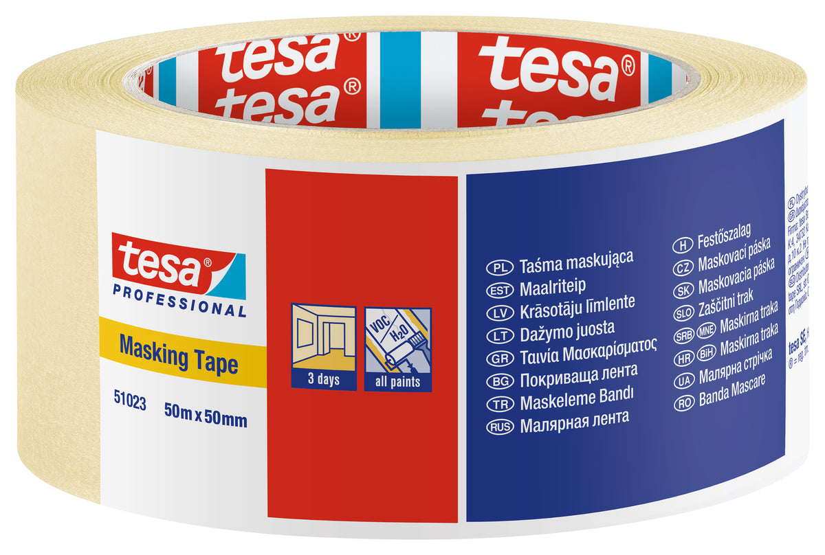 tesa General Purpose Masking 50mx50mm – Bethanie Hardware