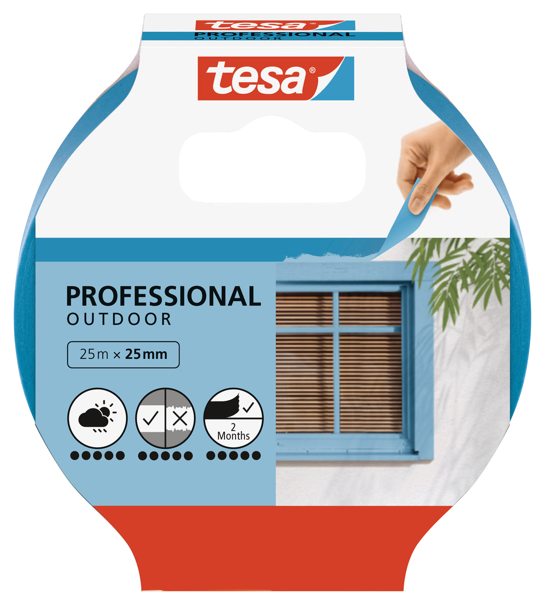 Tesa Masking Tape Professional Outdoor 25mx25mm – Bethanie Hardware