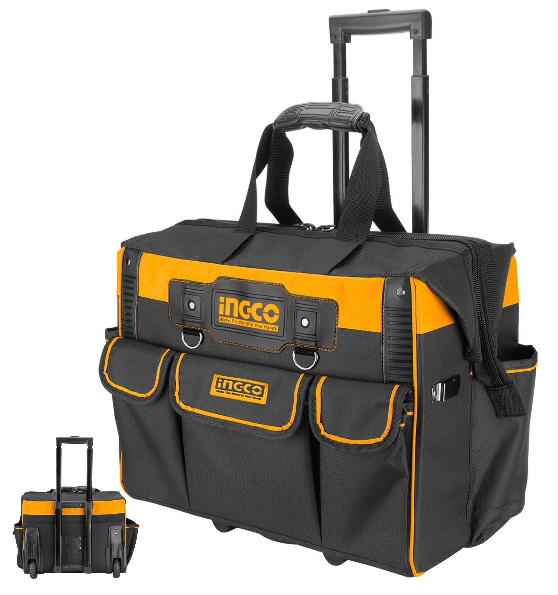 INGCO 20" ROLLING RIGID TOOL BAG – Bethanie Hardware